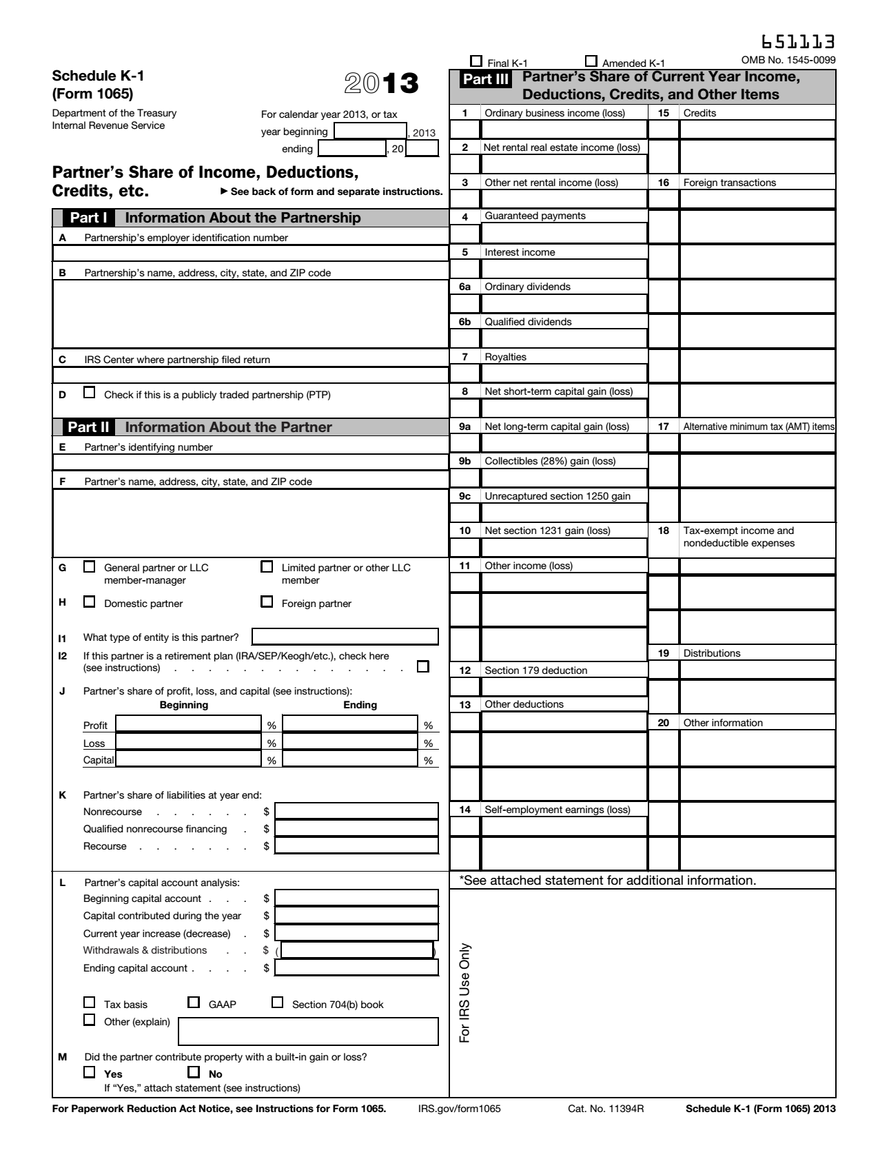 2014 Schedule K 1 Examples And Forms 2014 Schedule K 1 Examples And Forms