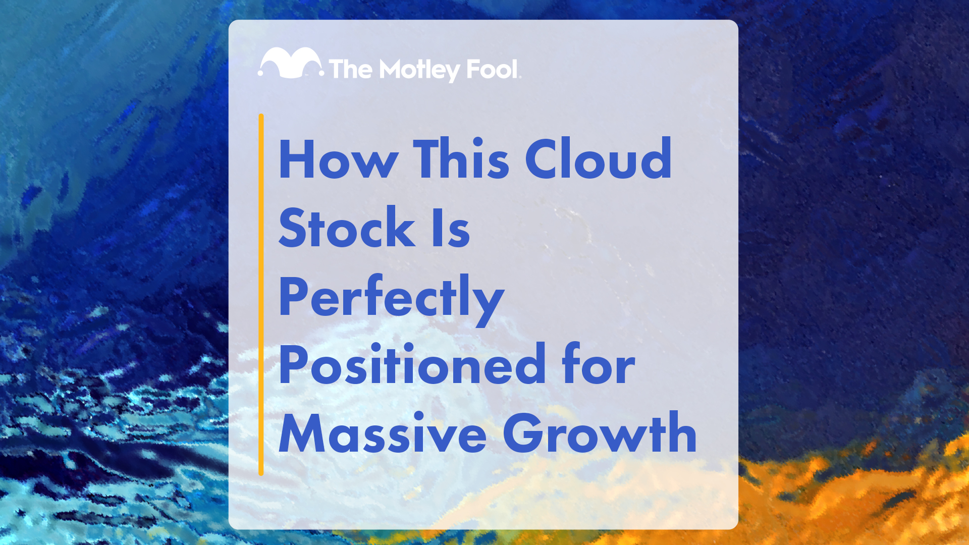 How This Cloud Stock Is Perfectly Positioned for Massive Growth | The ...
