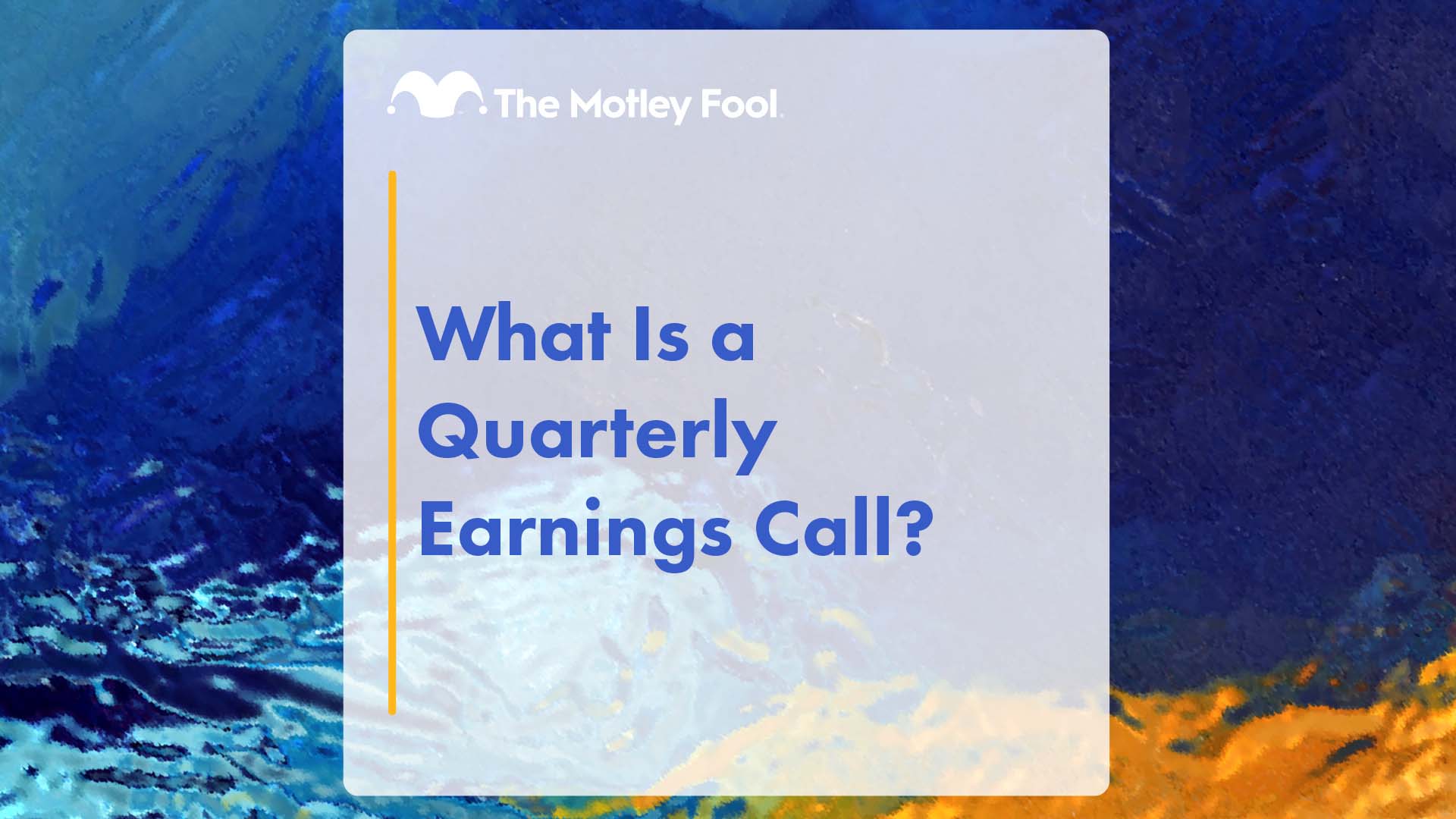 What Is A Quarterly Earnings Call The Motley Fool What Is A Quarterly Earnings Call The Motley Fool