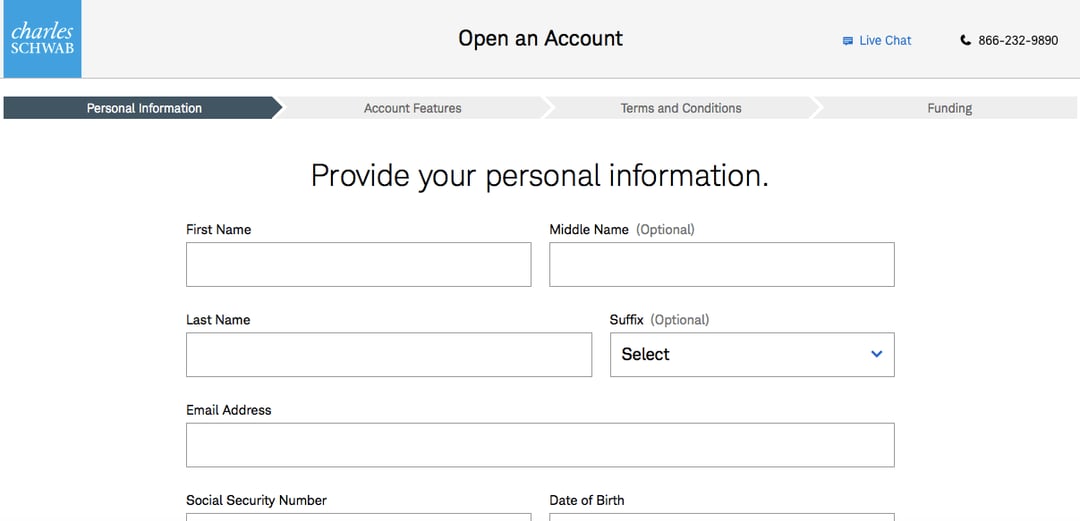 How to Sign Up for a Charles Schwab Brokerage Account: A Step-by-Step ...